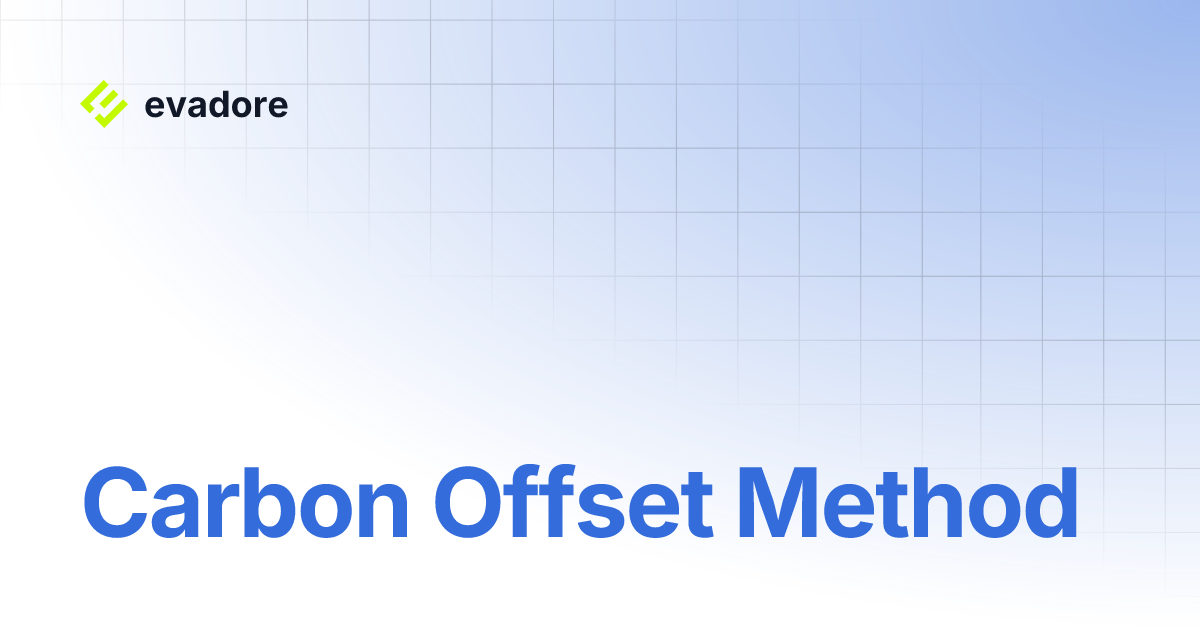 Carbon Offset Method | evadore